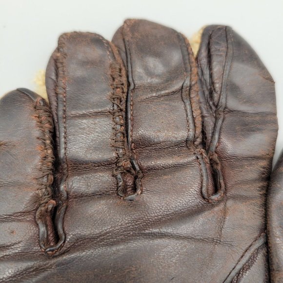 Unbranded | Accessories | Curly Lambswool Leather Gloves Trapper Trail ...